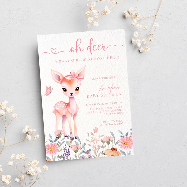 Deer Baby Shower - Etsy