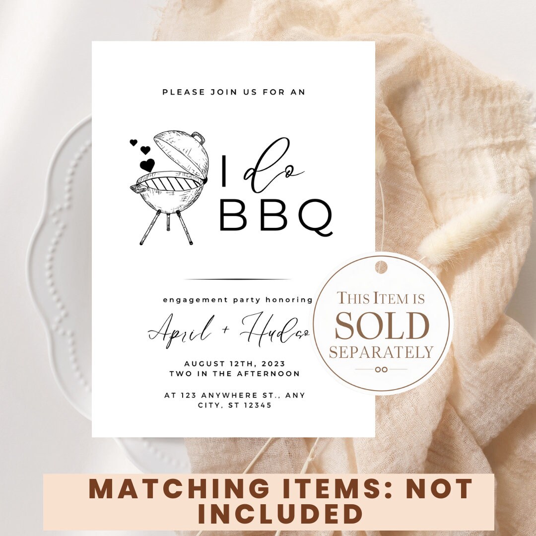 I Do Bbq Welcome Sign, I Do BBQ Engagement Welcome Sign, Couples Shower ...