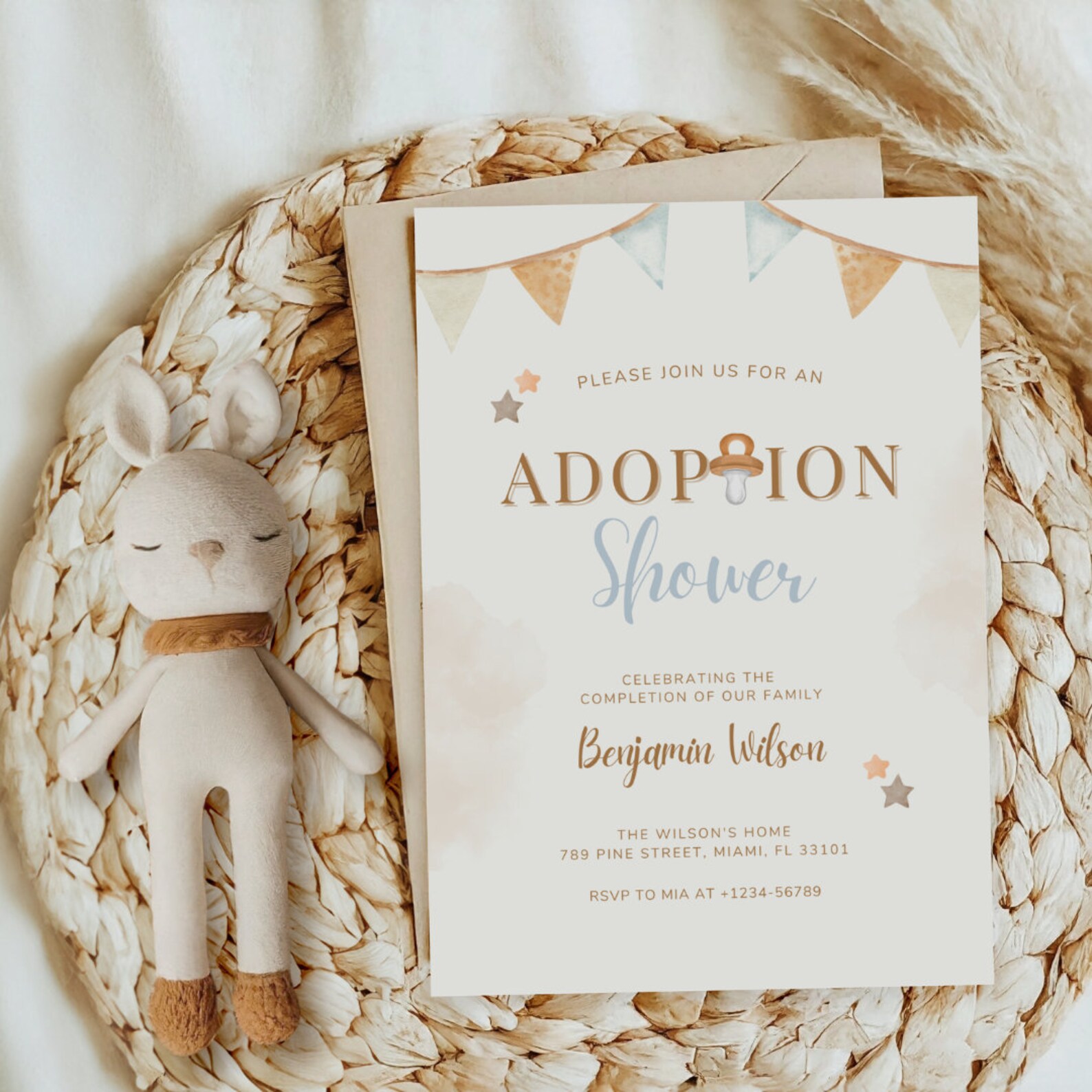 Adoption Baby Shower Invitation, Chosen Baby Shower, Adoption Shower ...