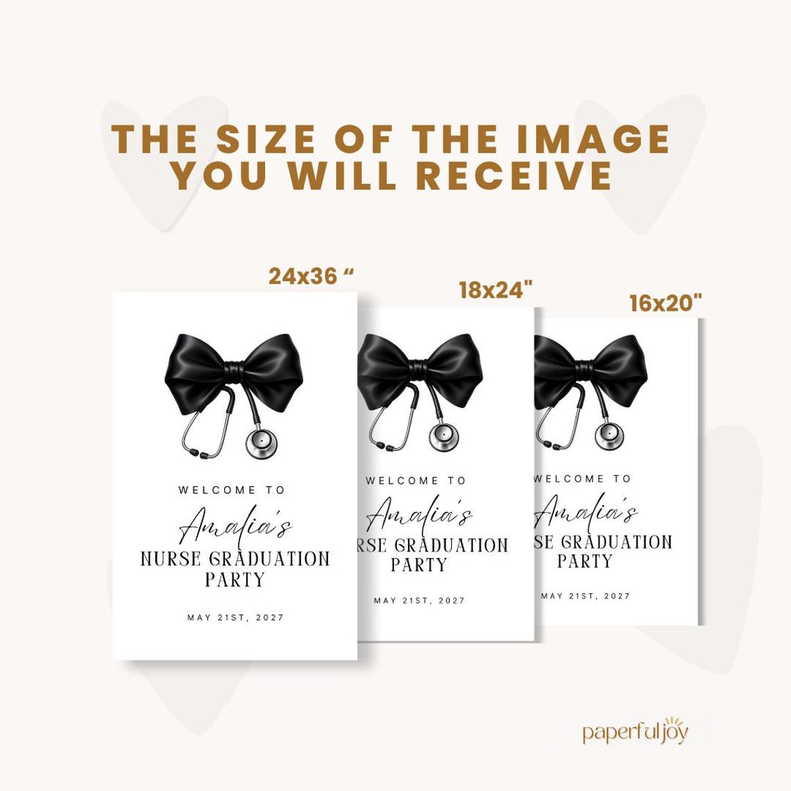 Editable Nurse Graduation Party Welcome Sign, Minimalist Nurse RN ...