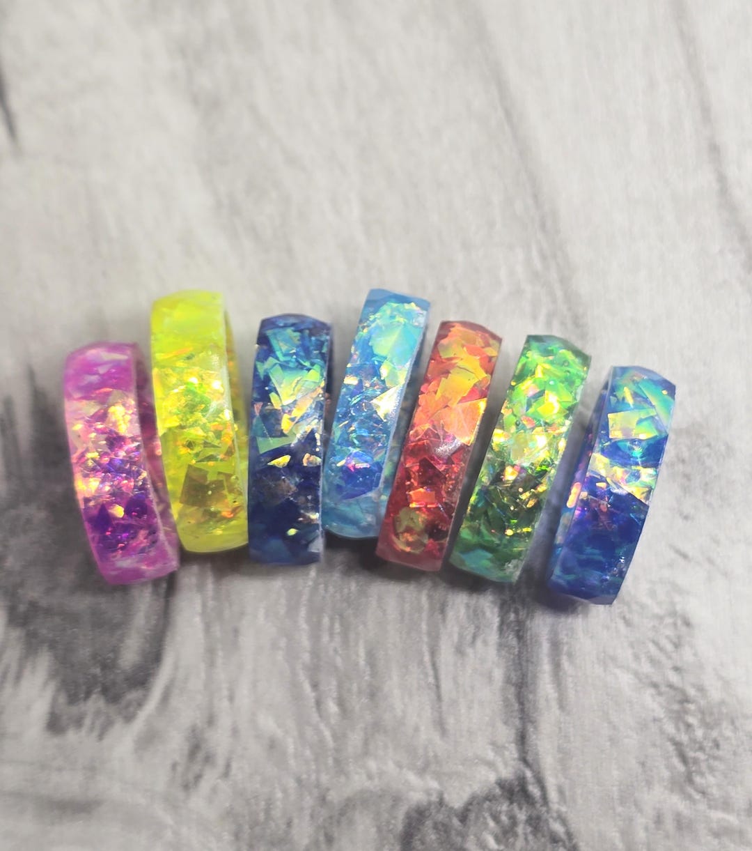 Iridescent Ring. Chose a Color Iridescent Ring. Iridescent Resin Ring ...