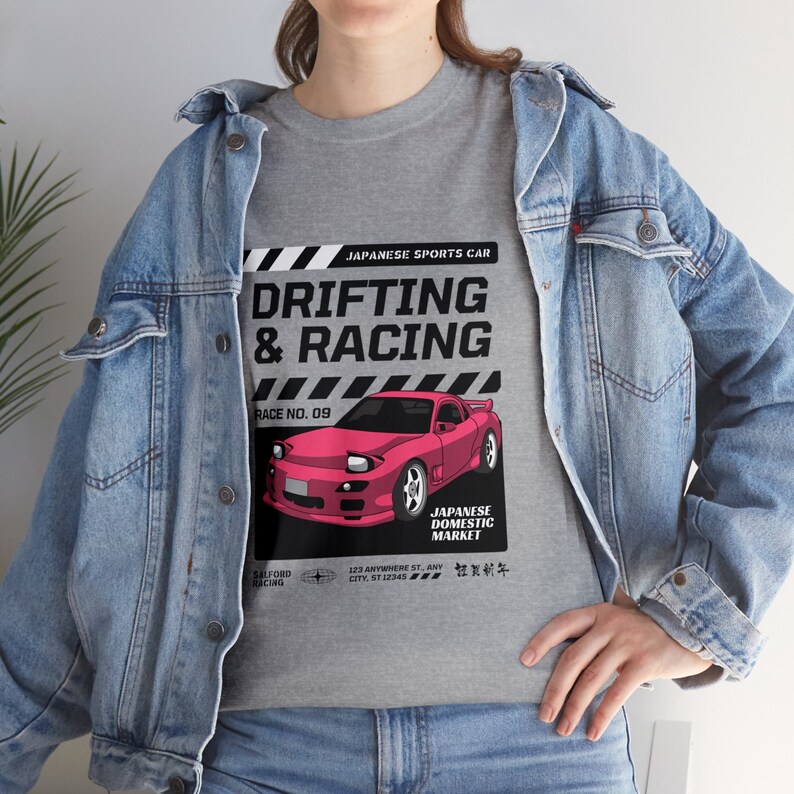 Drifting and Racing Car Shirt Speed and Style - Etsy