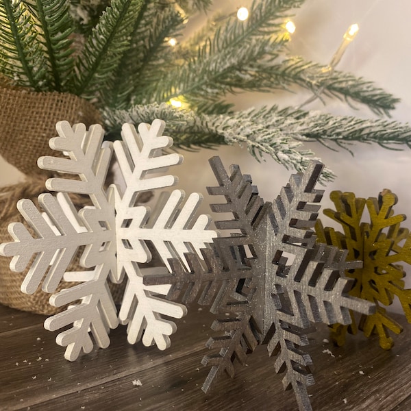 Wooden Snowflake - Etsy