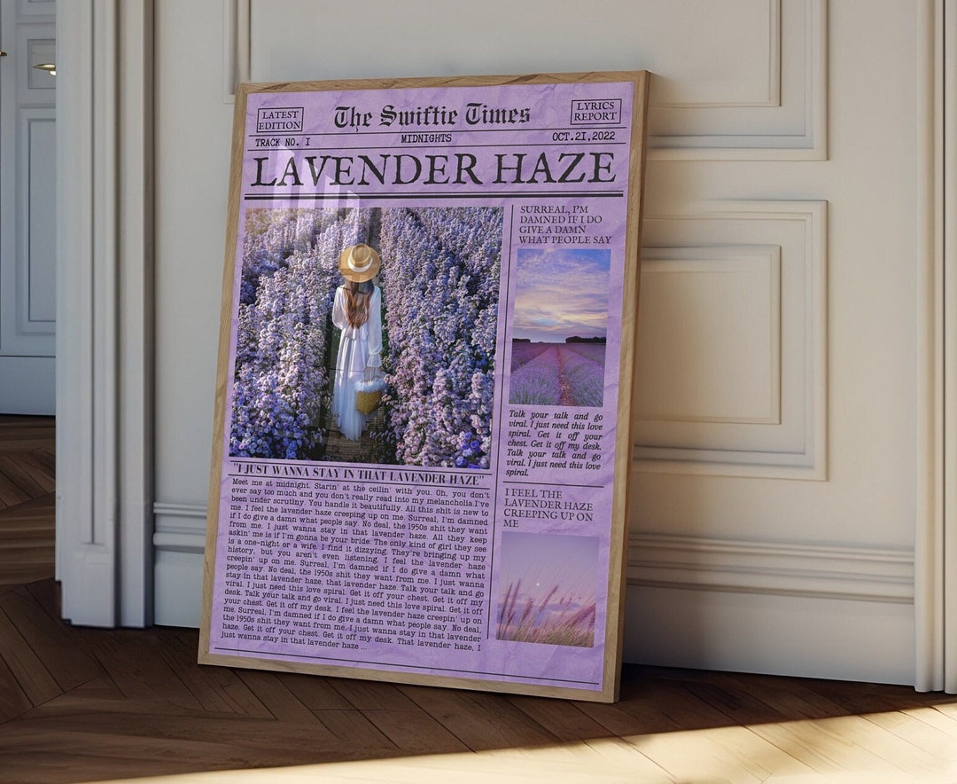 Taylor Swift Lyrics Poster, Taylor Room Decor, Midnights Poster, Retro ...