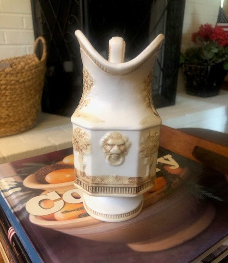 Vintage Norleans Greek Pitcher, Ivory Pitcher, Decorative Pitcher ...