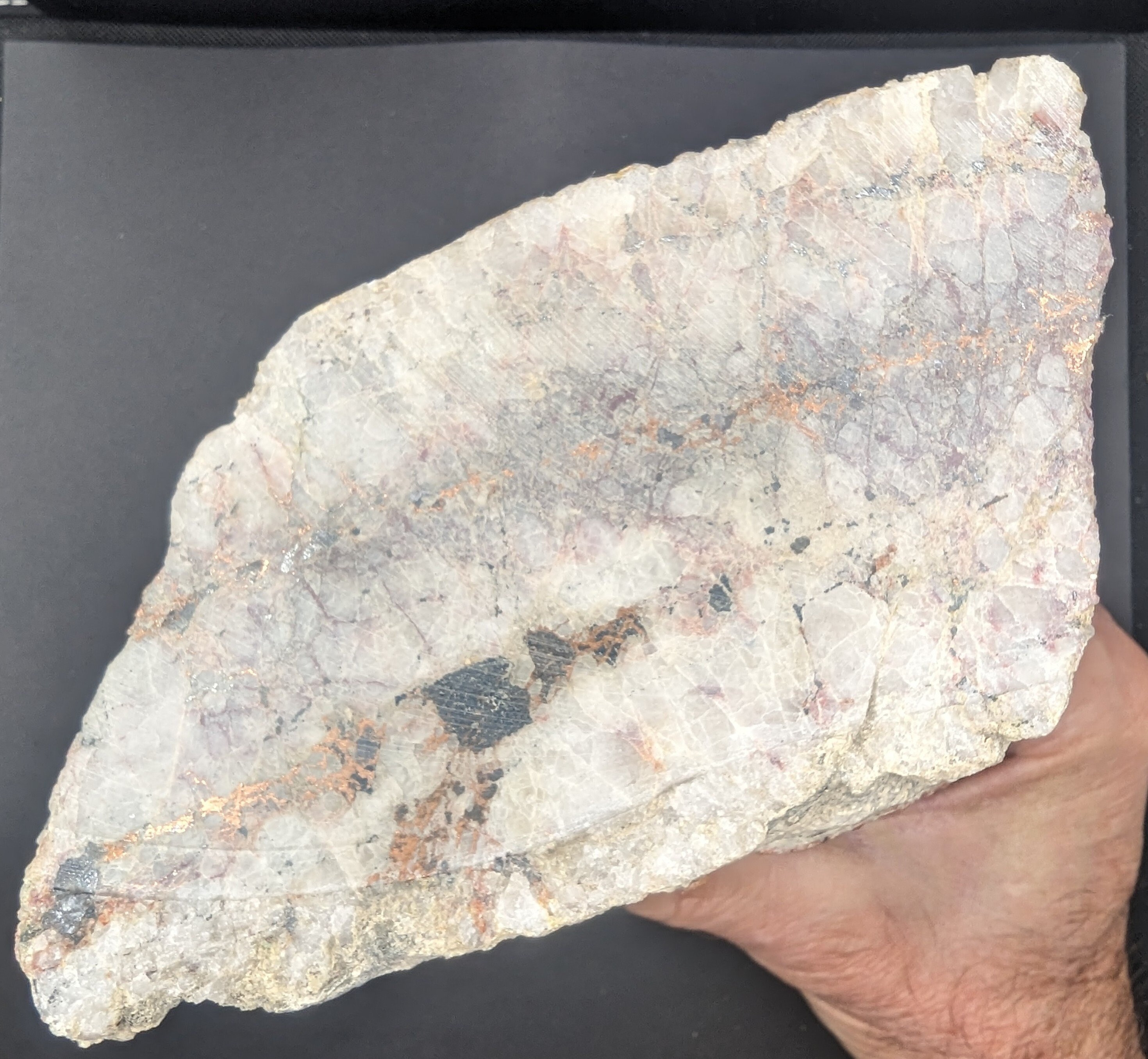 Native Copper in Quartz Ore Rough Mineral Lapidary Specimen Slabs ...