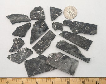 RESERVED SOSIC: Native Silver Ore Rough Mineral Lapidary Specimen Slabs ...