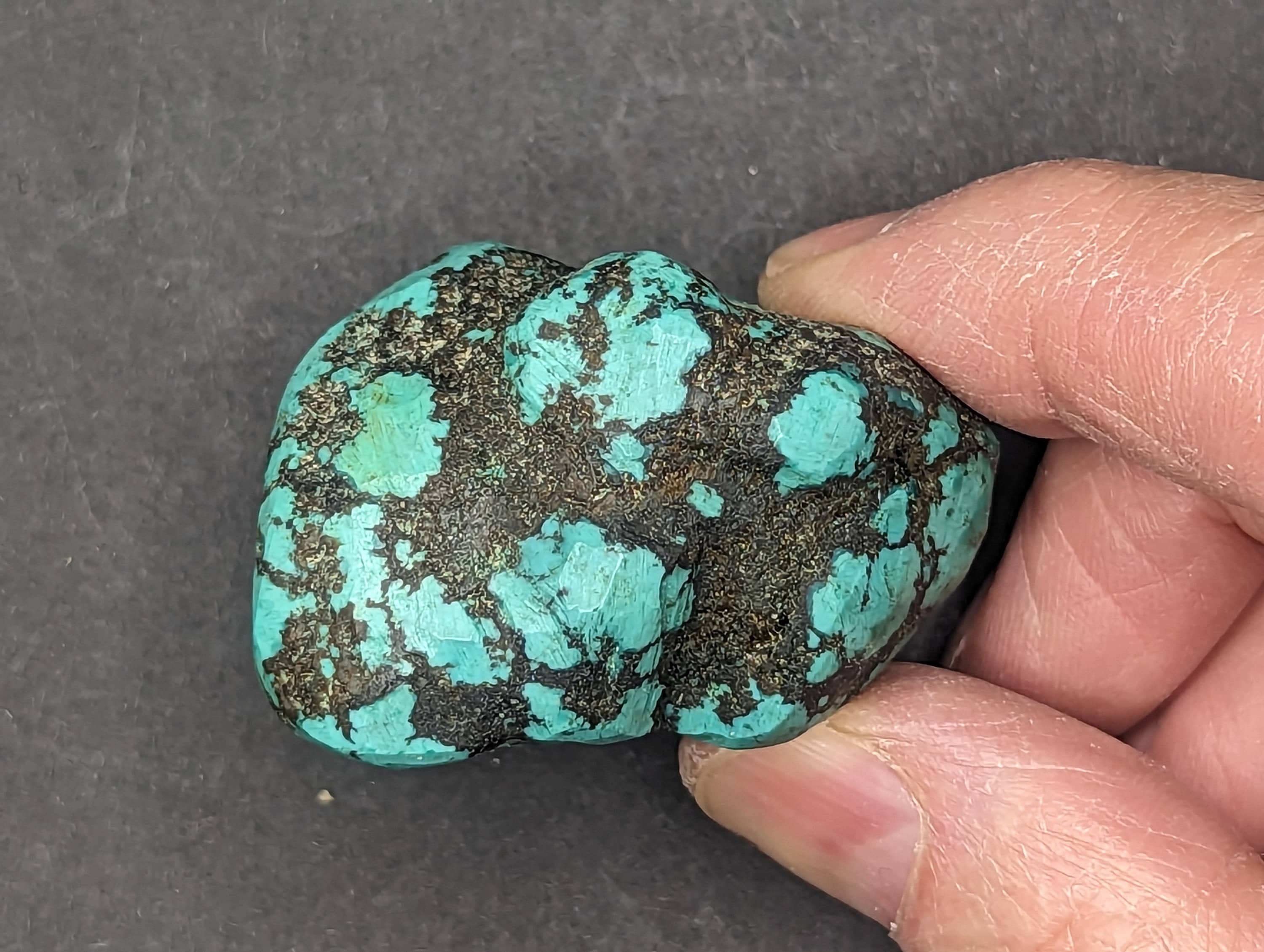 Treated Blue-green Hubei Turquoise Rough Nugget Slabs Slices - Etsy