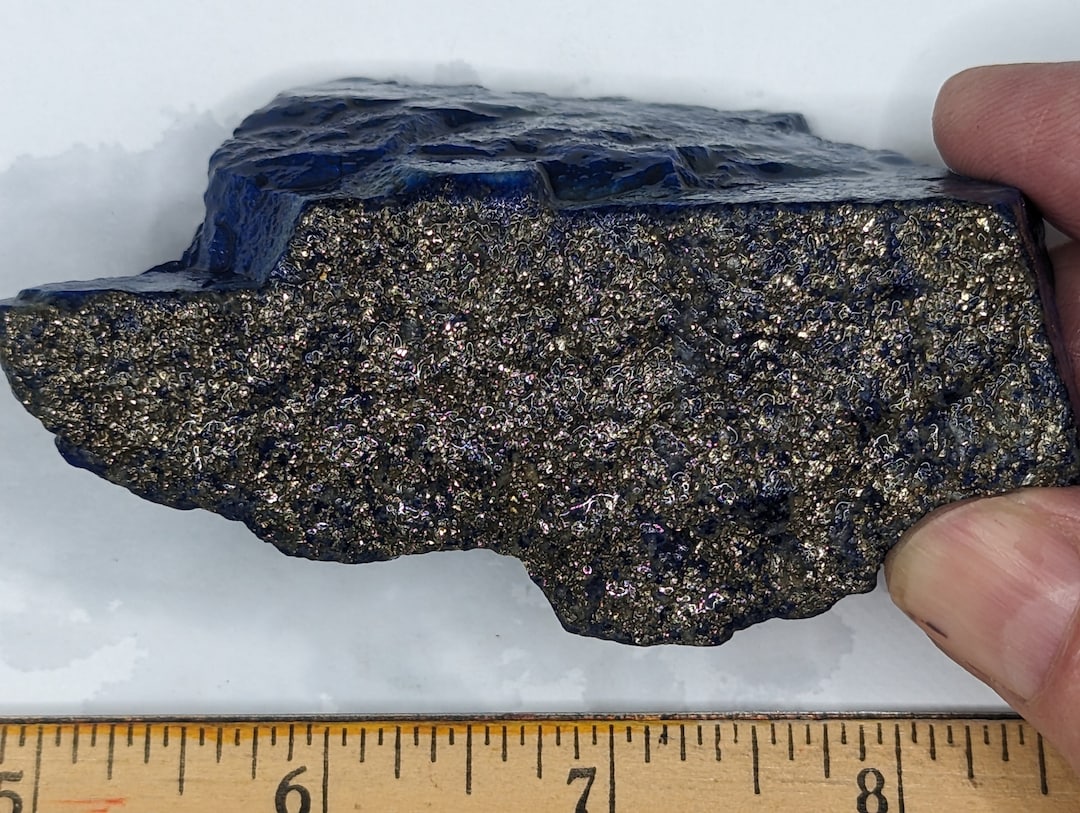 Rare Lapis Lazuli Pyrite Rough Lapidary Mineral From Afghanistan - Etsy