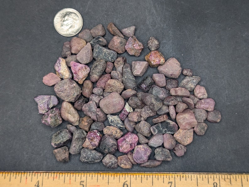 Natural Ruby Rough Lapidary Crystals - Etsy