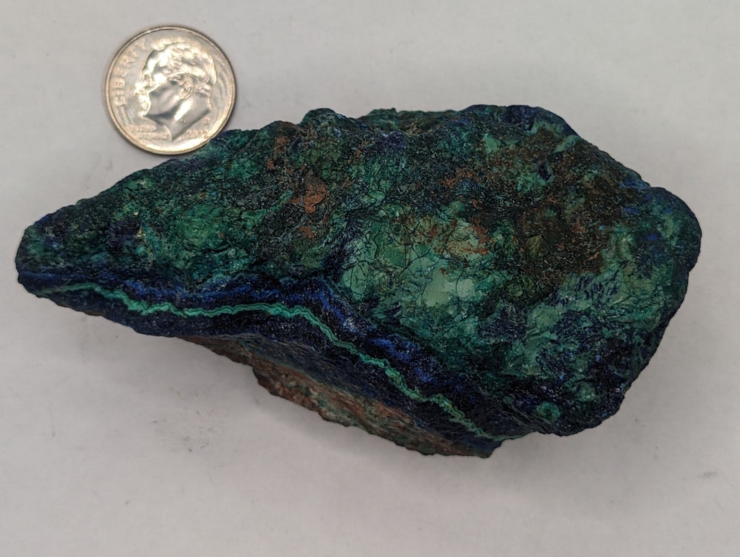 Azurite Malachite Rough Mineral Slabs From Morenci Arizona - Etsy