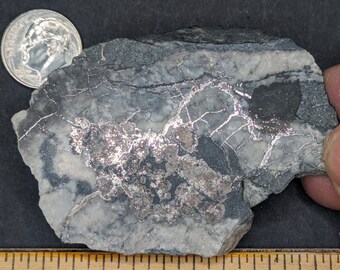 Native Silver Ore Rough Mineral Lapidary Specimen Slabs Slices From ...