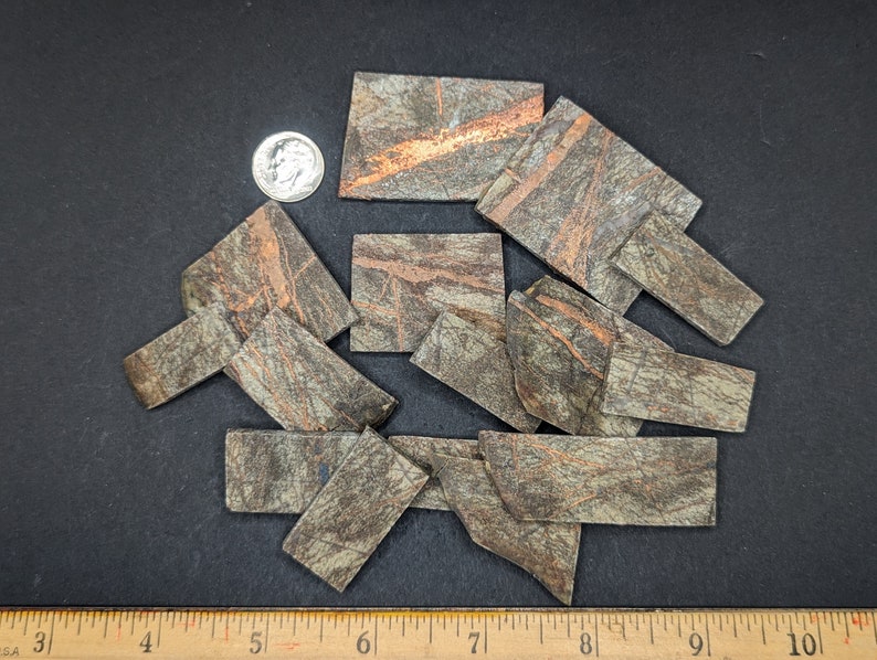 Native Copper Ore Rough Mineral Lapidary Specimen Slabs Slices From ...