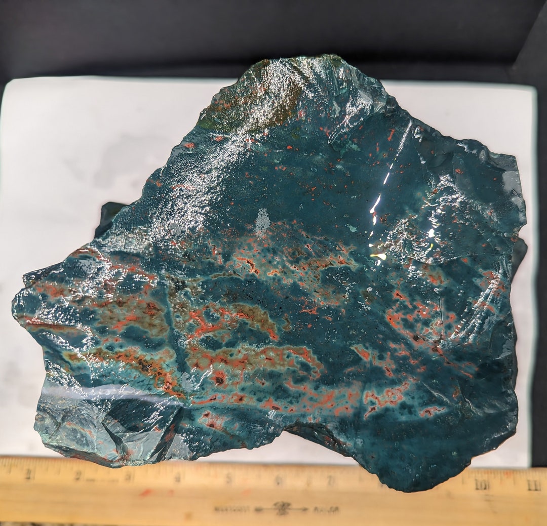 Bloodstone Rough Lapidary Mineral Slabs Specimens - Etsy