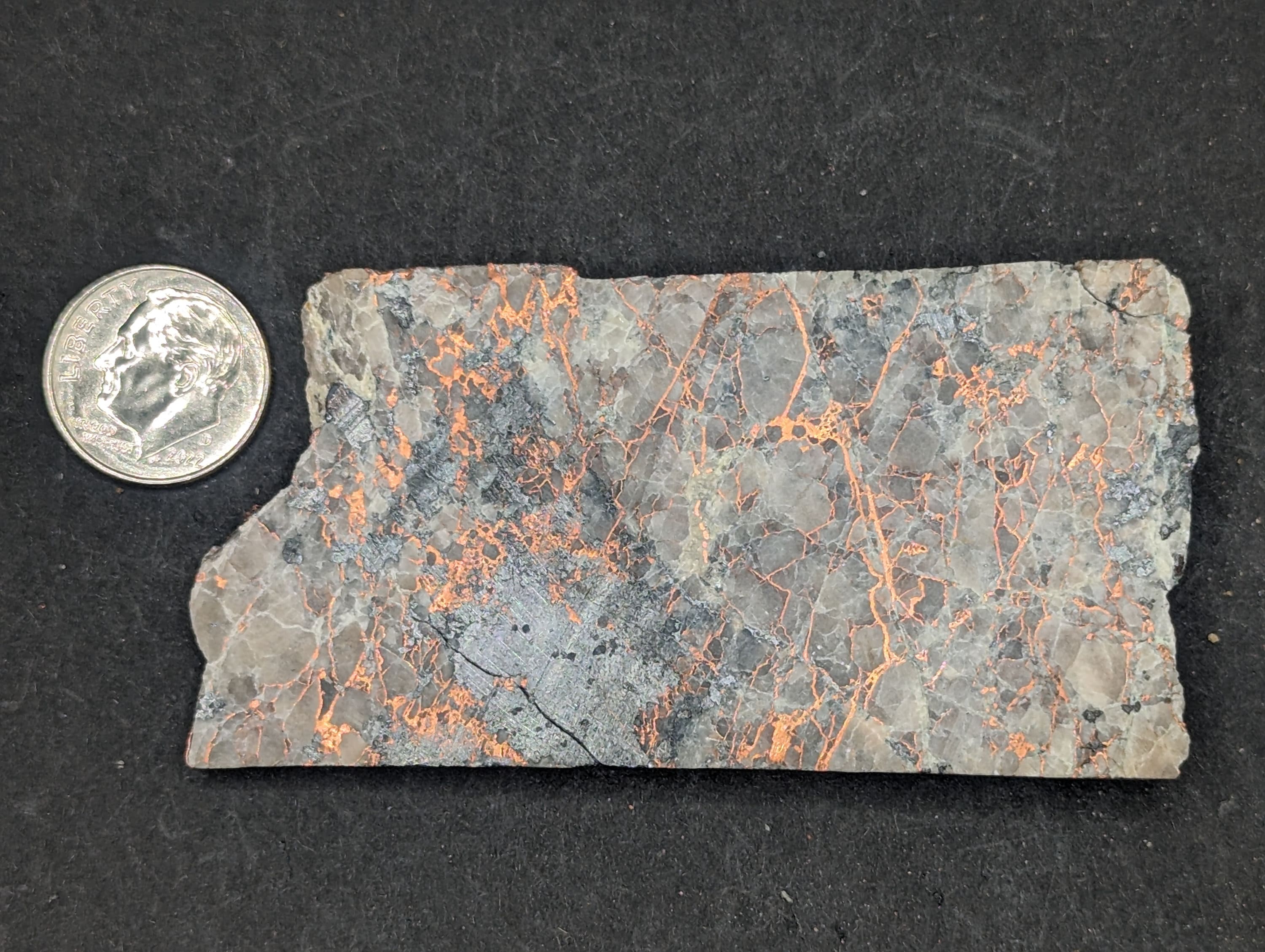 Native Copper in Quartz Ore Rough Mineral Lapidary Specimen Slabs ...