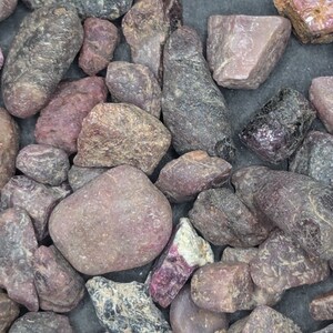 Natural Ruby Rough Lapidary Crystals - Etsy