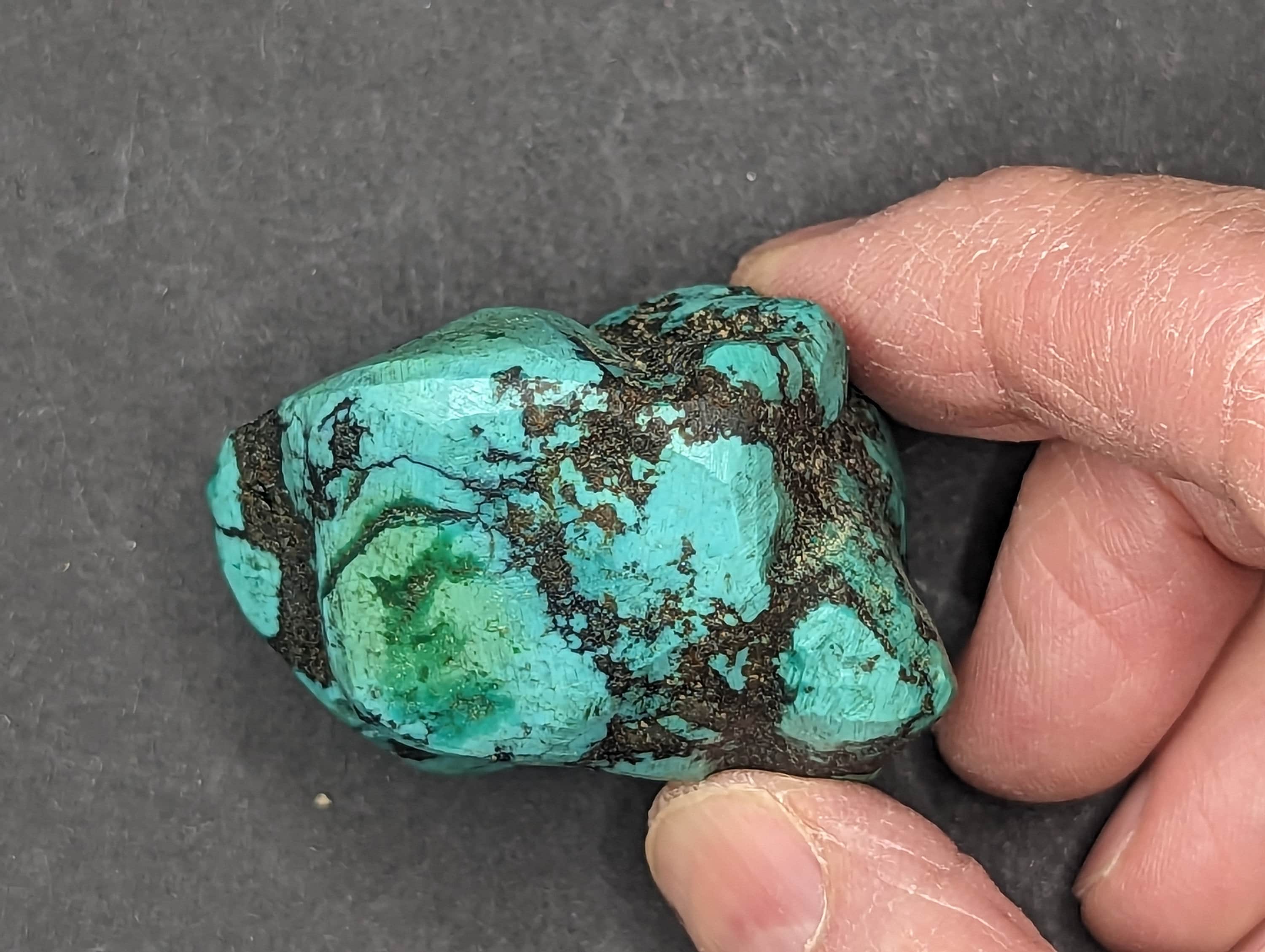 Treated Blue-green Hubei Turquoise Rough Nugget Slabs Slices - Etsy