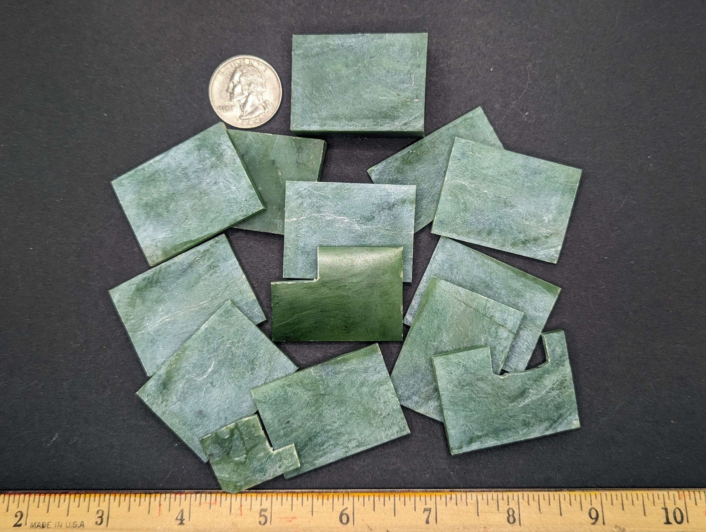 Siberian Green Nephrite Jade Rough Mineral Slabs Slices - Etsy