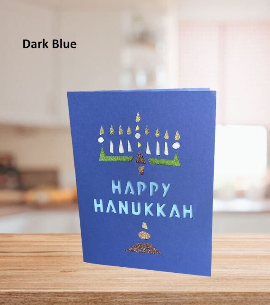 Hanukkah/hannukah/chanukah Card Homemade Custom Laser Paper Cut Cards ...