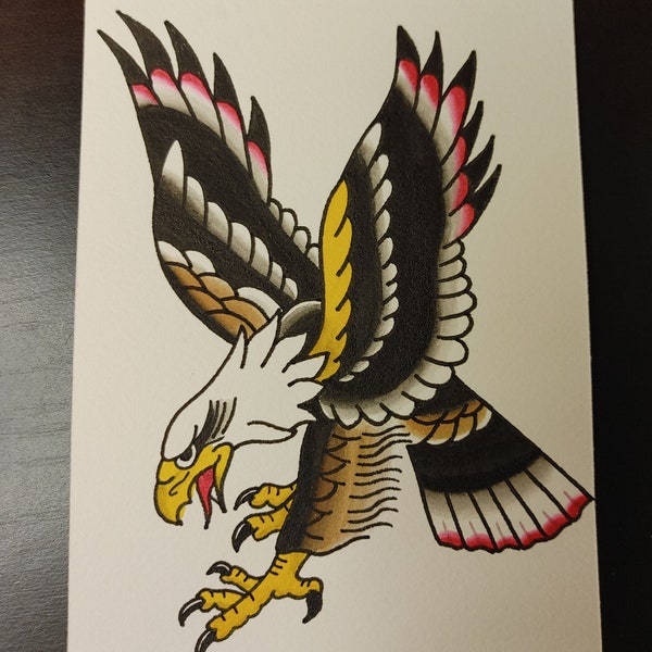 Traditional Eagle - Etsy