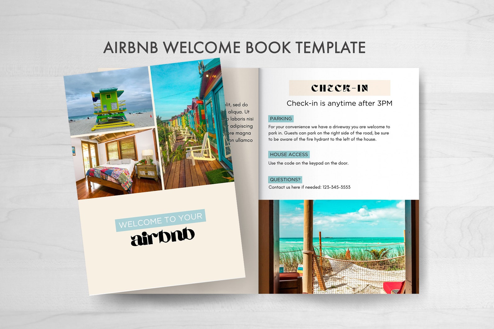 Welcome Book, Airbnb House Manual, Airbnb Signs, Airbnb Printable ...