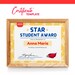 Star Template, Editable Certificate, Award Recognition, Printable ...