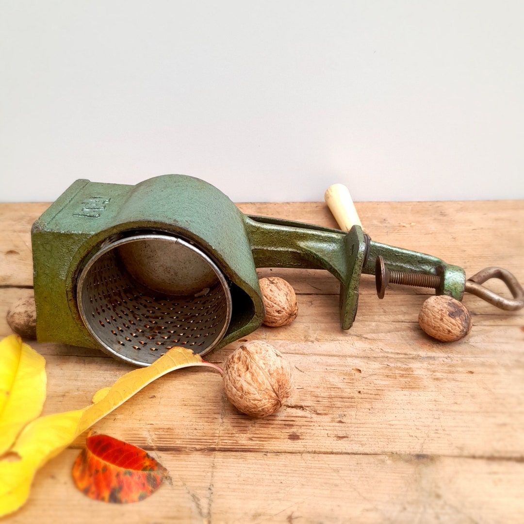 Vintage Nut Grinder//nut Mill//kitchen Mill//hand Nut Grinder//almond ...