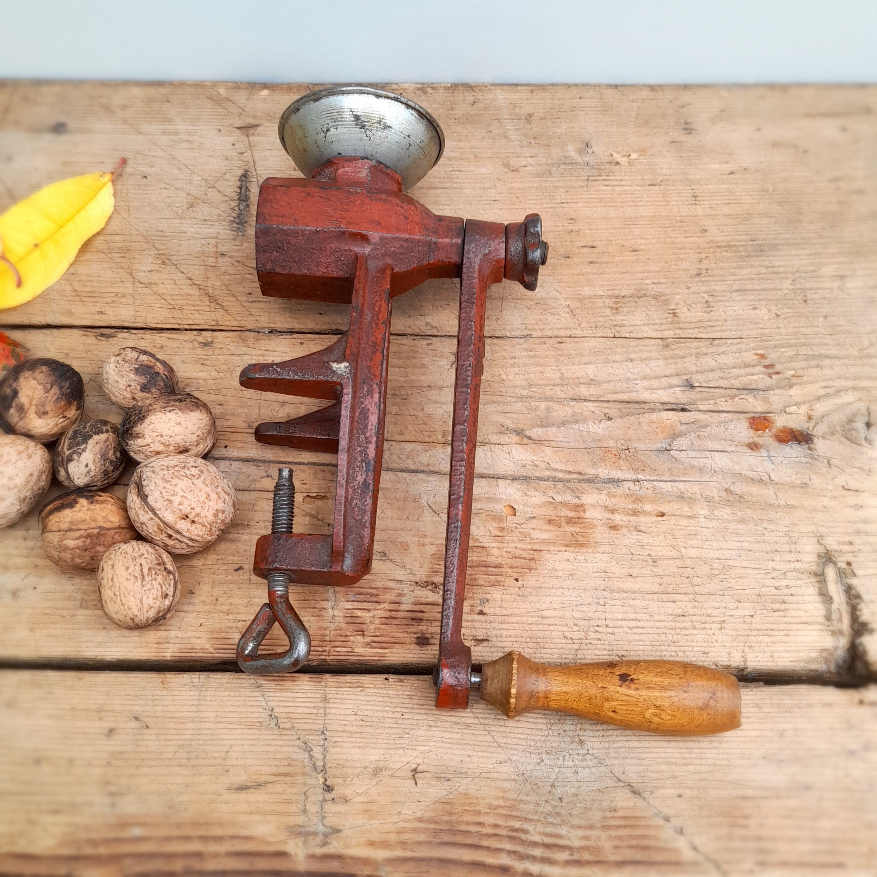 Rare Antique Cast Iron Poppy Seed Mill, Poppy Seed Grinder, Antique ...