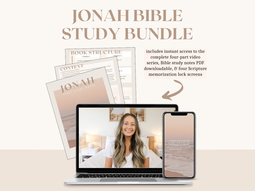 Jonah Bible Study Bundle - Etsy