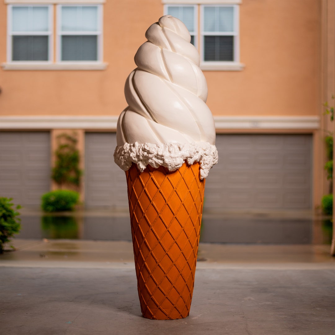 40 Giant Figure of an Ice Cream Cone. Party Props. Props for Photo ...