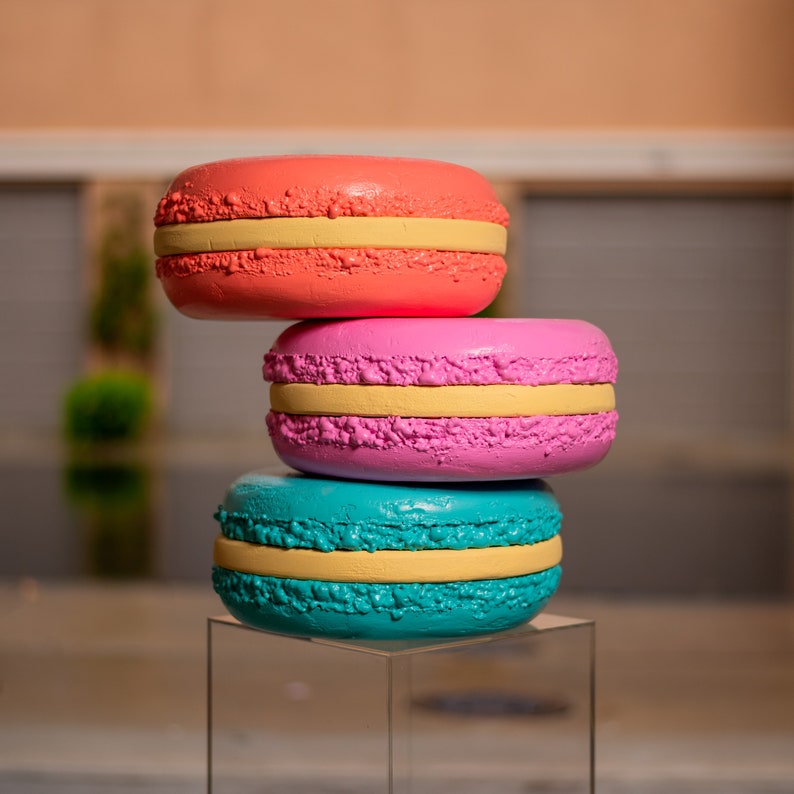 12 Figure of a Macarons. Party Props. Props for Photo Shoot. Cafe ...