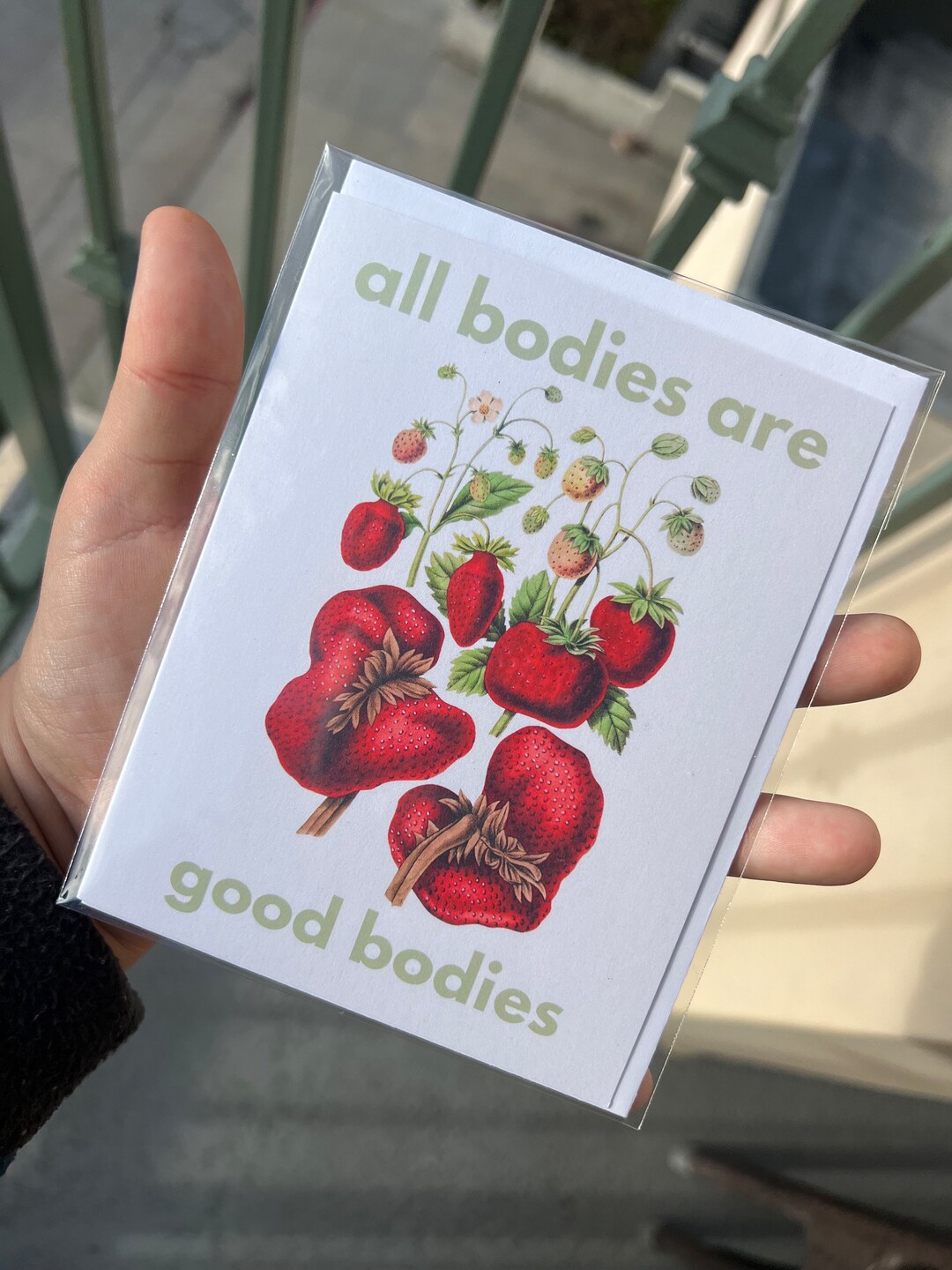 All Bodies Are Good Bodies Greeting Card 4 Pack Body Positivity Quotes ...