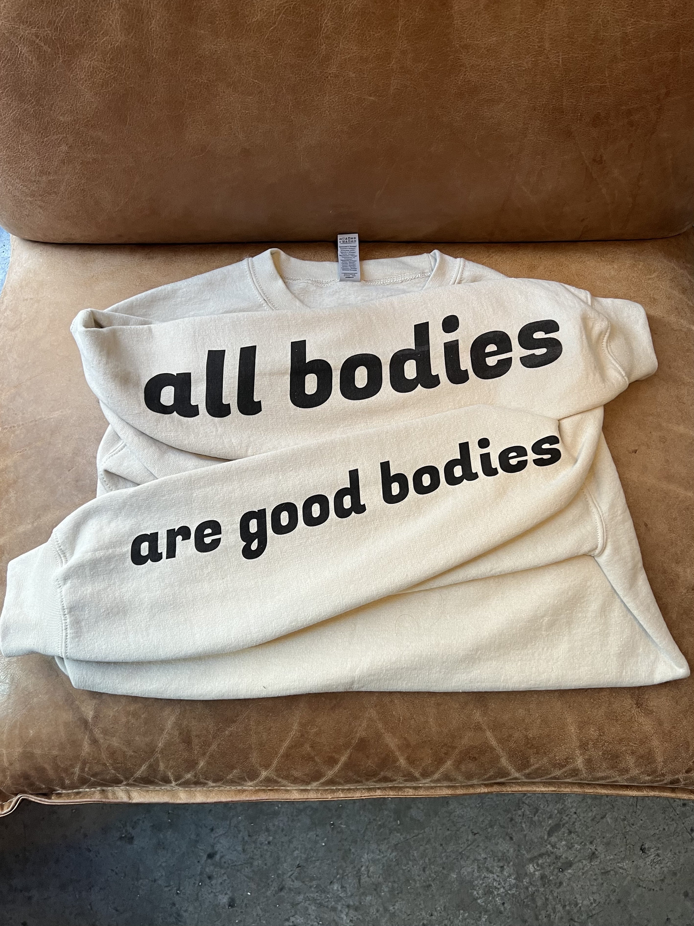 Body Positive Apparel Body Image Sweatshirt for ED Recovery All Bodies ...