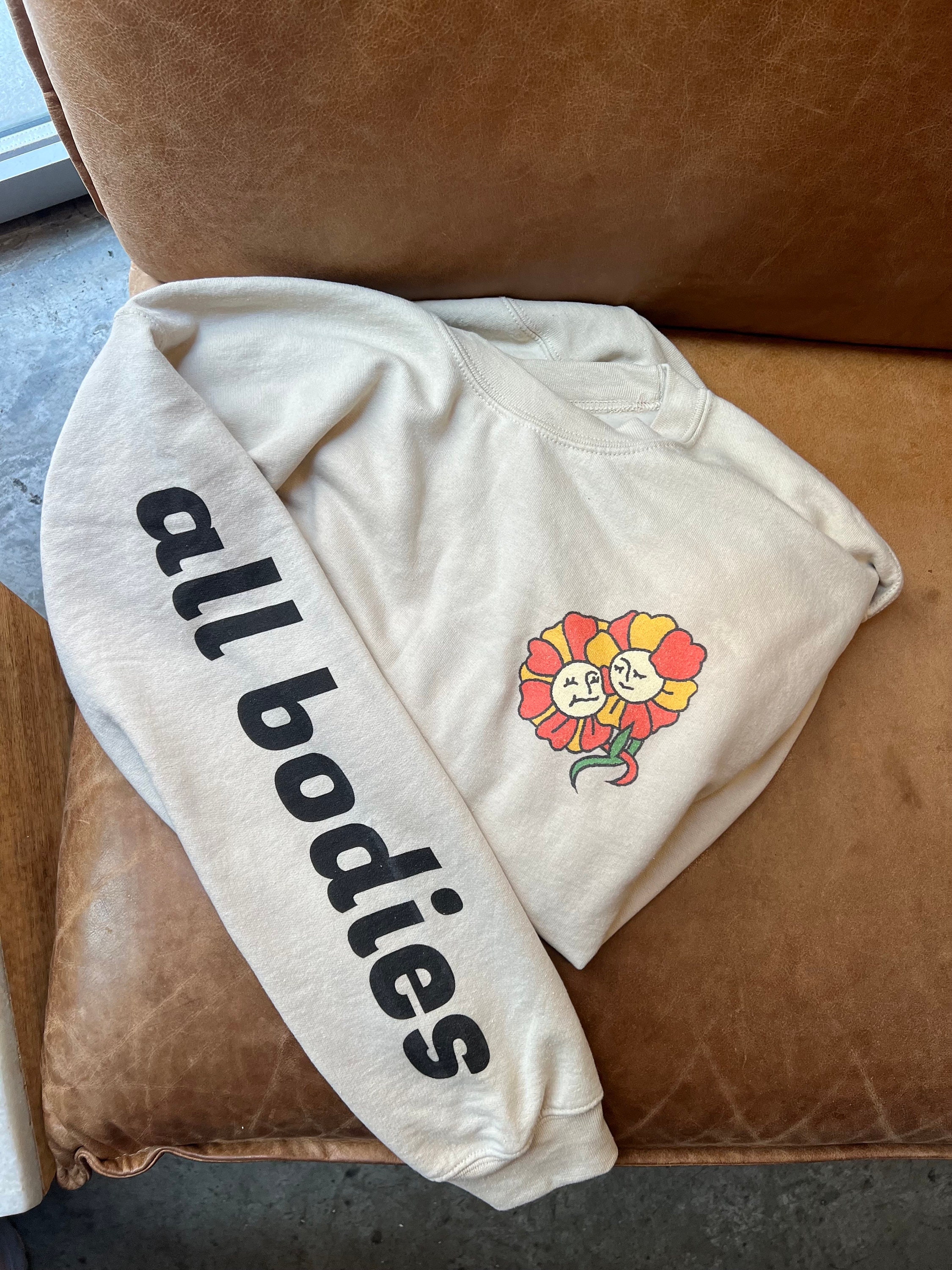 Body Positive Apparel Body Image Sweatshirt for ED Recovery All Bodies ...