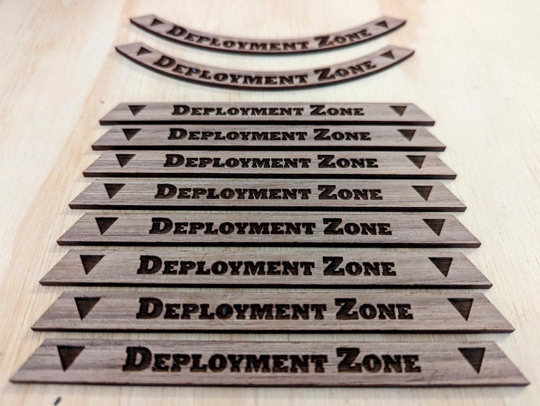 Deployment Zone Markers Warhammer 40k 10th Edition Solid - Etsy