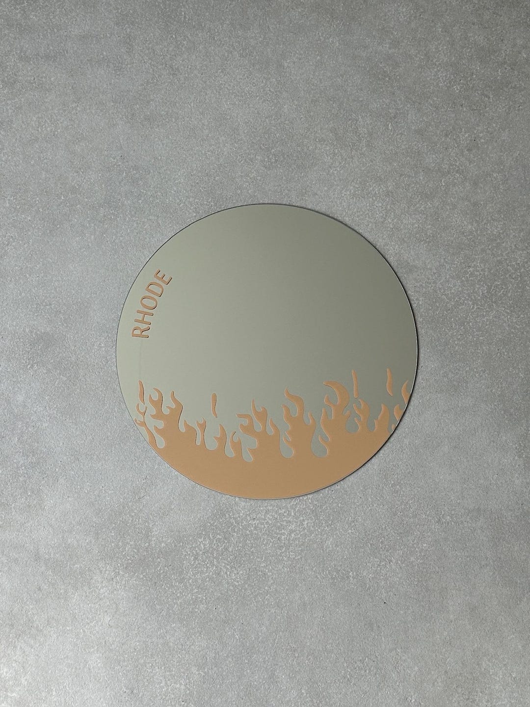 Custom Fire Mirror Caramel 30 Cm - Etsy