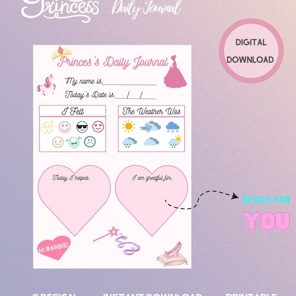 Princess Diaries Journal - Etsy