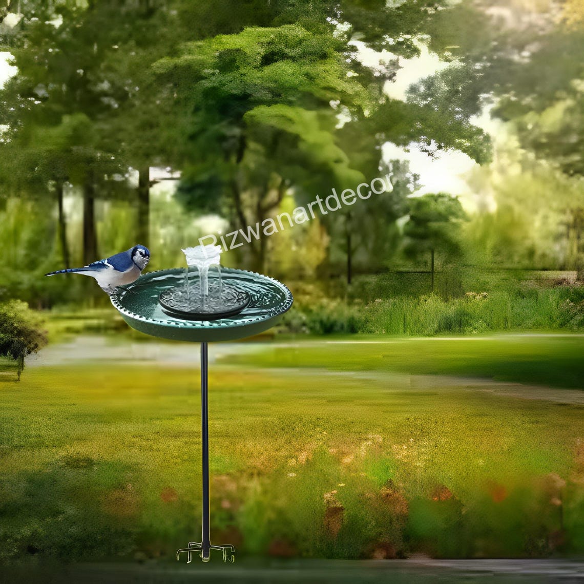 Outdoor Bird Bath With Stake Modern Bird Bath Hanging Bird Bath Garden ...