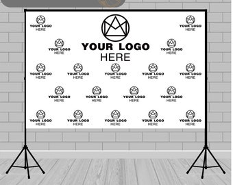 Custom Logo Backdrop Banner, Red Carpet Step and Repeat Business Event ...