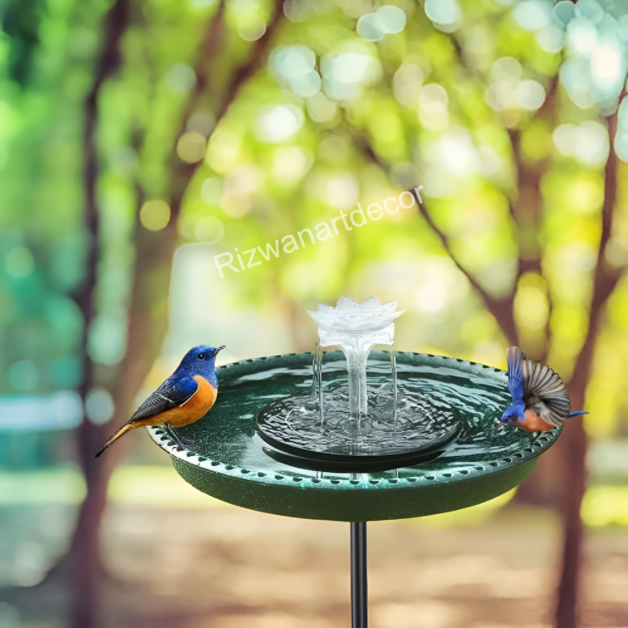 Outdoor Bird Bath With Stake Modern Bird Bath Hanging Bird Bath Garden ...