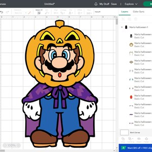 Super Mario Halloween , SVG, PNG, PDF, Vector, Digital File, Instant ...