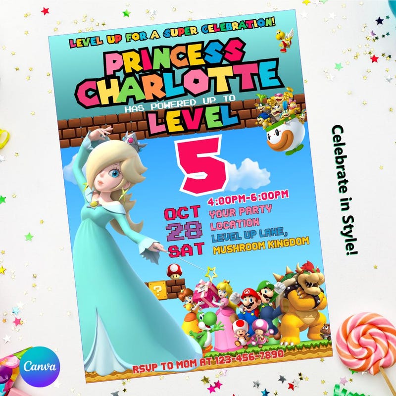 Rosalina Birthday Png - Etsy