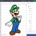 Luigi Super Mario Vector Image, Layered SVG PNG PDF (digital Download ...