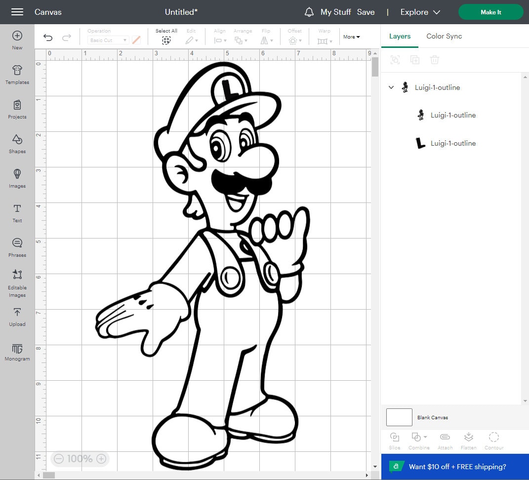 Luigi Super Mario Vector Image, Layered SVG PNG PDF (digital Download ...