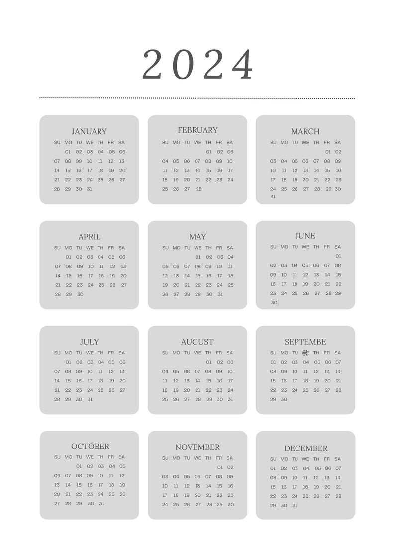 2024 Digital Planner, 2024 Portrait Planner, Monthly Budget, 2024 Dated ...