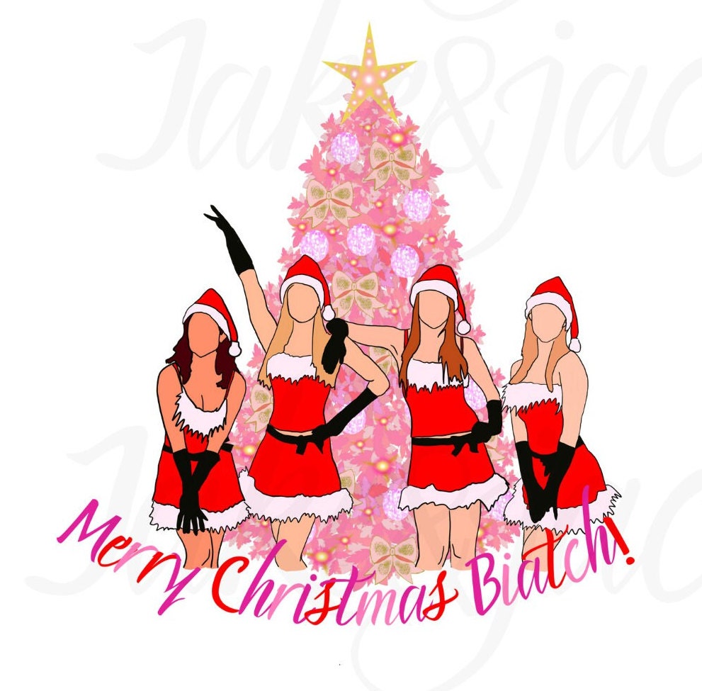Mean Girls Christmas Png Bundle Of 4 Png Mean Girls Christmas Regina George Png Burn Book Png