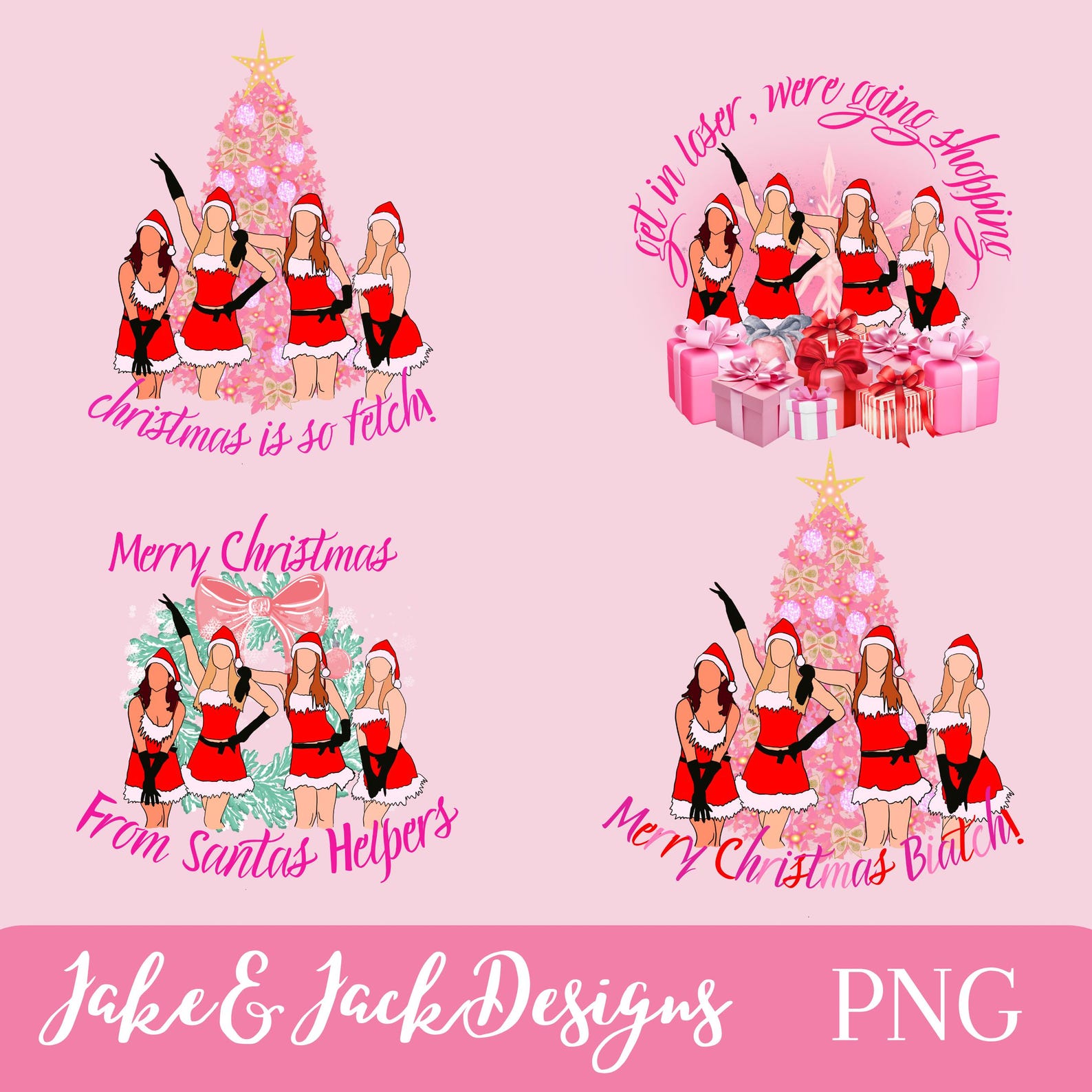 Mean Girls Christmas PNG| Bundle of 4 PNG | Mean Girls Christmas ...