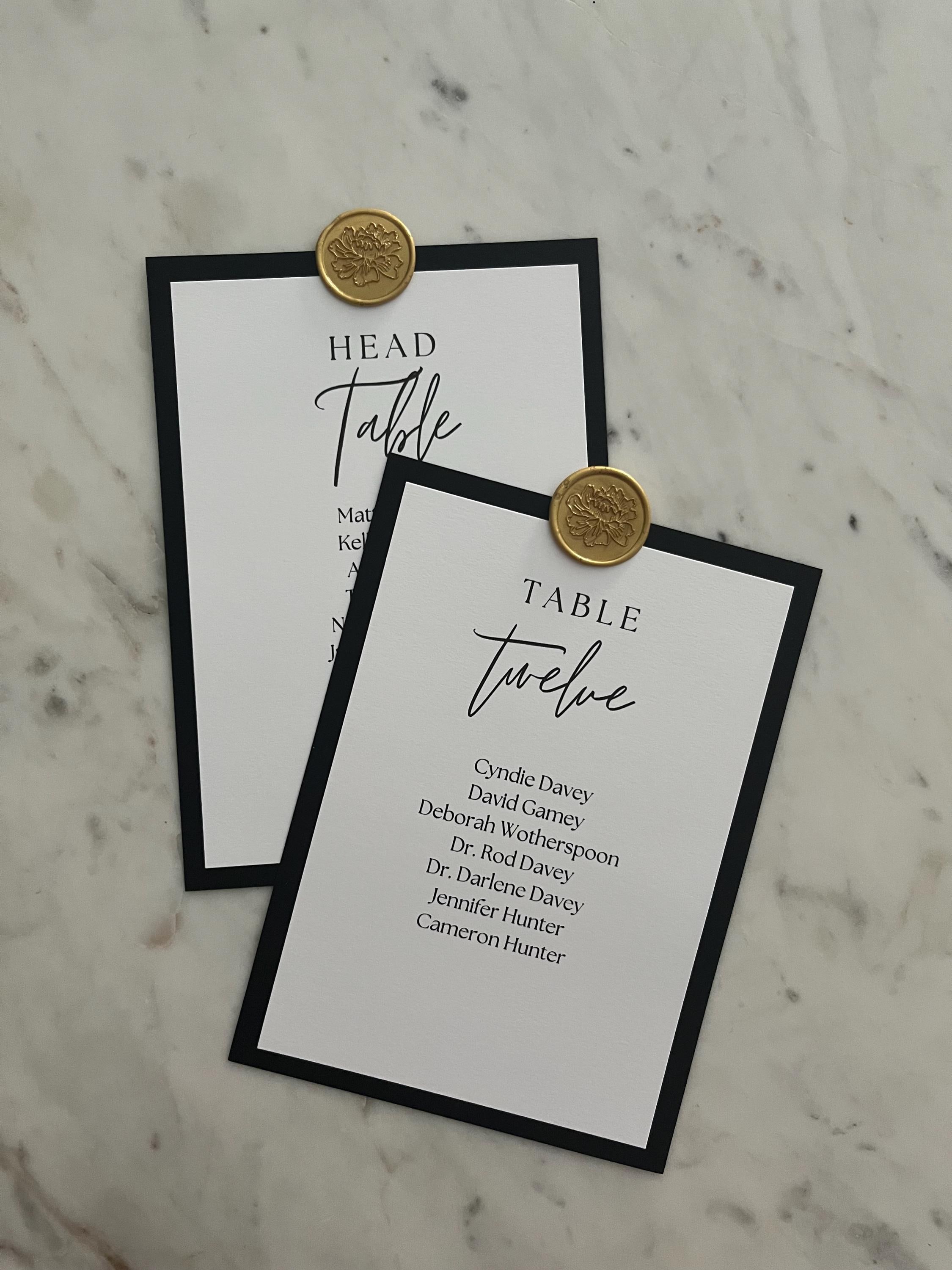 Custom Printed Seating Chart - Etsy