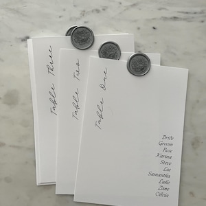 Custom Printed Seating Chart - Etsy