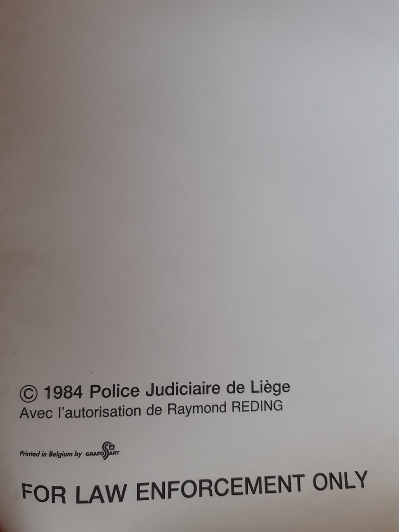 Vintage Target Poster Belgium Police 1st Series 1984 - Etsy